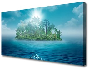 Obraz na plátně Ostrov Moře Krajina 140x70 cm