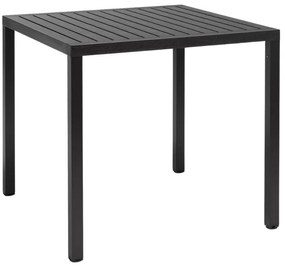 OnaDnes -20% Nardi Antracitově šedý plastový zahradní stůl Cube 80 x 80 cm