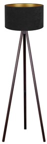 Brilagi | Brilagi - Stojací lampa VELVET 1xE27/60W/230V wenge/černá | BG0418