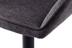 Designová židle Jadwiga tmavě šedá