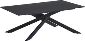 XXXLutz KONFERENČNÍ STOLEK, černá, kov, sklo, 115/65/42 cm Stylife - Konferenční stolky - 001088009101
