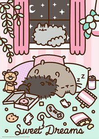 Trefl puzzle premium plus pusheen 1000 dílků