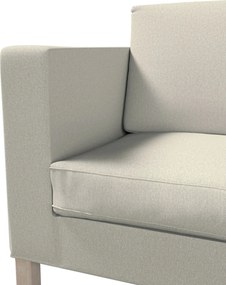 Potah na pohovku IKEA  Karlanda rozkládací, krátký barva béžová látka pletený vzor