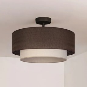 BRILAGI - LED Přisazený lustr BOHO ECO 1xE27/10W/230V pr. 40 cm hnědá/krémová