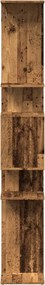 Knihovna kouřový dub 92 x 29 x 188 cm kompozitní dřevo 3310320