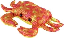 TEDDIES Mačkací antistresový krab plněný pískem / Hračka / Látka / 21
