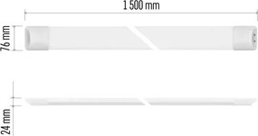 EMOS LED zářivkové svítidlo 150cm 50W ZAB903