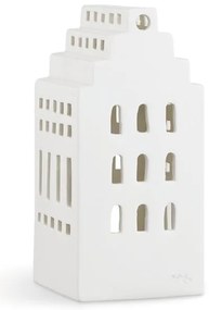 Bílý keramický svícen Kähler Design Urbania Lighthouse Manor
