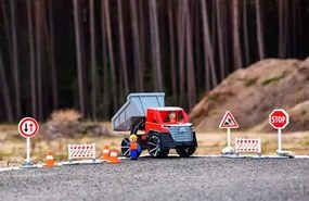 Lena TRUXX2 auto sklápěč červeno-šedá / od 2 let