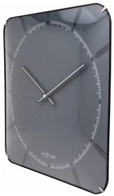 Designové nástěnné hodiny 3173 Nextime Michael Dome Grey 35cm