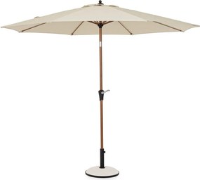Béžový slunečník ø 300 cm Palinuro – Bizzotto