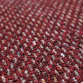 Timzo, Metrážový koberec Rubin 2159 red, na míru, šíře 4m, červená, ab (mřížka), chodba / předsíň