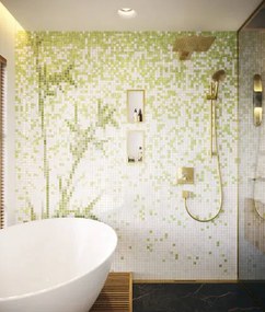 Hansgrohe Raindance E, hlavová sprcha 300 1jet se sprchovým ramenem, leštěný vzhled zlata, HAN-26238990