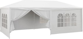 Outsunny Zahradní Stan 6x3 m Odnímatelný Zahradní Altán se 4 Okny a 2 Zipovými Dveřmi, 6 Bočními Stěnami a Voděodolným Pavilonem pro Terasu, Patio a P
