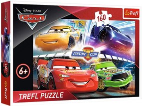 TREFL PUZZLE Výhra v závodě Cars 3 (Auta) 41x28cm skládačka 160 dílků tr15356