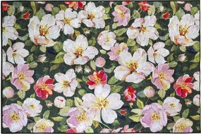 Bellatex Koberec - běhoun 3D tisk Červená,Béžová 80 cm, (šířka), 120 cm délka