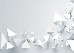 Malvis Tapeta 3D trojúhelníky Vel. (šířka x výška): 288 x 200 cm