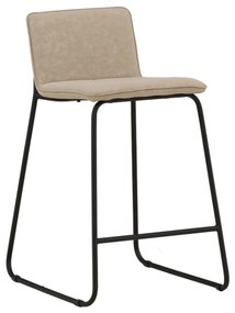 Barová židle Bisbee, 2ks, béžová, 50x41x84