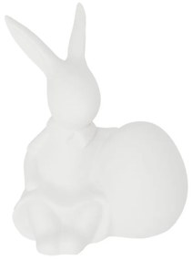 Storefactory Velikonoční dekorace ELLA 9 cm, bílá barva, porcelán