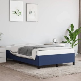 Rám postele bez matrací modrá 120x190 cm textil 3269637