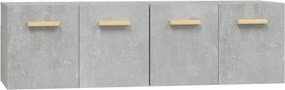 Nástěnné skříňky 2 ks betonově šedé 60x36,5x35 cm kompozit 3115631