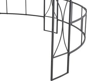 Altán 300 x 290 cm bílý kruhový 310030
