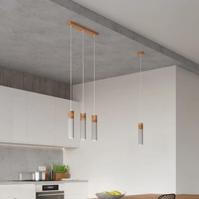 Sollux Lighting Závěsné svítidlo ZANE 1 šedé