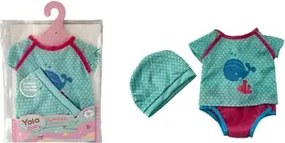 PLEJO Oblečení pro panenku zelená 40 - 43 cm / od 3 let