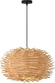 Toolight Toolight, stropní svítidlo BOHO NATURAL 1xE27 APP1486-1CP, přírodní hnědá, OSW-05942