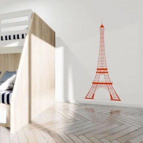 Samolepka / dětská samolepka Eiffelova věž 5254 - 60 x 26 cm