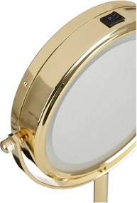 Kosmetické zrcadlo s osvětlením/zvětšovací (zvětšení 2x) ø 15 cm Cassini – Premier Housewares
