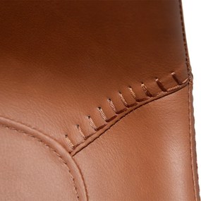 Koňakově hnědá barová židle (výška sedáku 65 cm) Hype – DAN-FORM Denmark