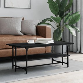 vidaXL Konferenční stolek 100x50x40 cm kompozitní dřevo [835320] Barva: Černá