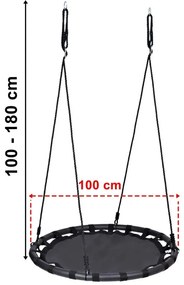 TZB Zahradní houpačka Miki - černá