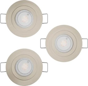 Eglo 902259 - SADA 3x LED Podh. bodové svítidlo BARRANCO 1xGU10/4,5W/230V chrom