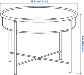 KULTURSKOG Stojan na rostliny, světle zelená, 58 cm