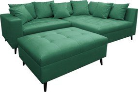 XXXLutz ROHOVÁ SEDAČKA, textil, zelená MID.YOU - Sedací soupravy - 001628000302