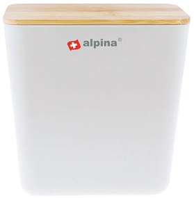 Alpina Plastová dóza s bambusovým víkem, 1 l, 3 ks