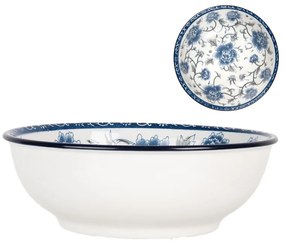 Modro-bílá porcelánová miska Boefje – 19x7 cm