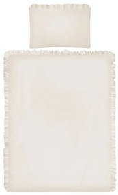 Belisima Dětské bavlněné povlečení do postýlky Pure béžová, 90 x 120 cm, 40 x 60 cm