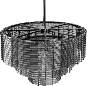 Toolight Toolight, závěsné stropní svítidlo 62cm, 8xE14, APP1678-8CP, šedá, OSW-09313