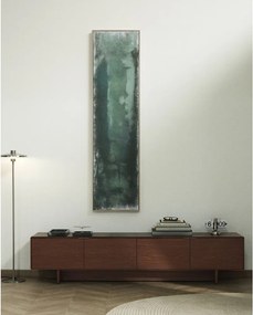Tmavě hnědý TV stolek v dekoru ořechu 200x46x40 cm Norlen – Kave Home
