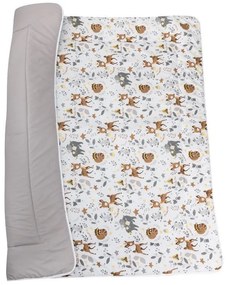 Bomimi Hrací deka 120 x 120 cm bavlna oboustranná Motýlci růžová