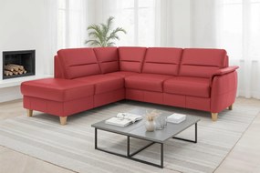 XXXLutz ROHOVÁ SEDAČKA, kůže, červená Sit & More - Sedací soupravy - 00014403321R