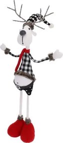 Vánoční figurka látkového soba 110 cm