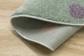 Koberec Lima C275A zelený / šeříkový