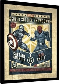 Obraz na zeď - Marvel Comics - Captain America vs Red Skull