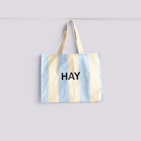 Nákupní taška Candy shopper Blue and Yellow M HAY