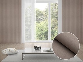 Biante 100% zatemňovací závěs Blackout BKW-204 Šedohnědé žíhání 130x140 cm