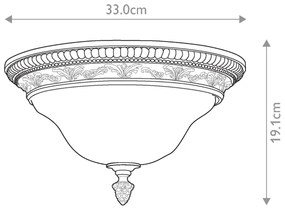 Feiss FE-SONOMAVALLEY-F - Stropní svítidlo SONOMA VALLEY 2xE27/60W/230V